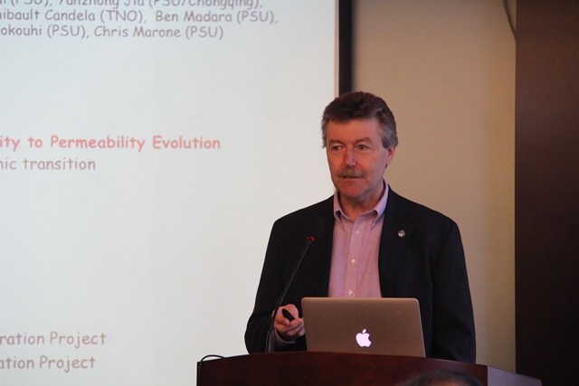 Derek Elsworth教授与刘继山教授来访-原位改性采矿教育部重点实验室